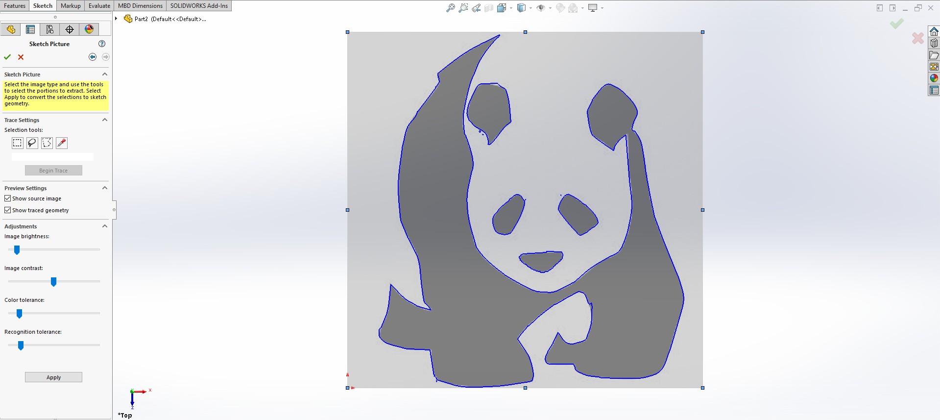 Sketch - Tracing images